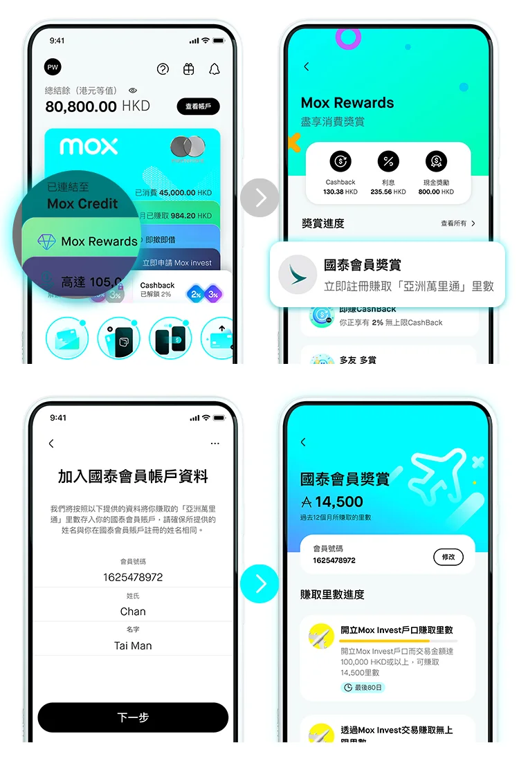 Mox Bank高息活期、Mox Credit 3% 無上限現金回贈優惠一覽